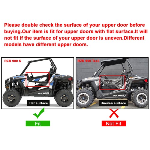 Lower Door Panel Inserts Kit For 2014-2022 Polaris RZR 900 1000 XP S ...