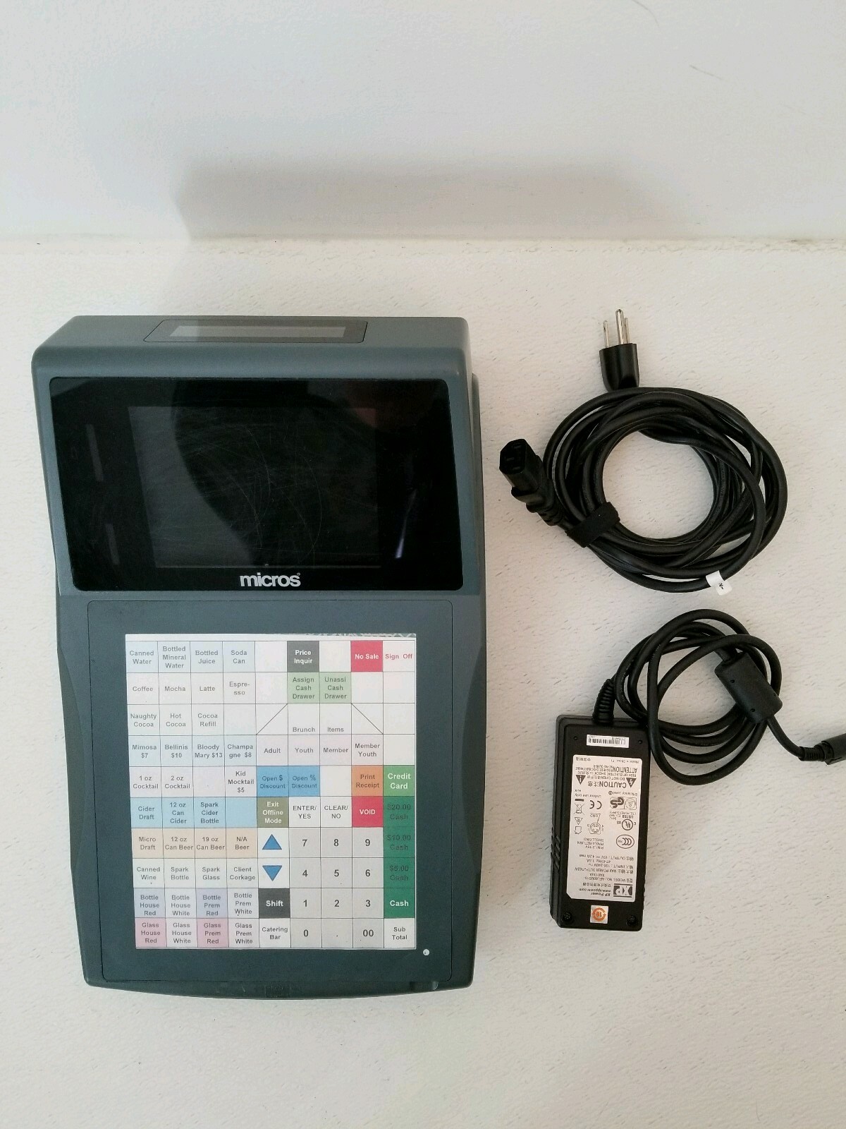 MICROS Keyboard Workstation 270 Kw270 Point of POS Terminal for sale ...