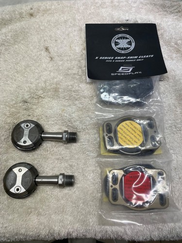 Speedplay X Cleats (new) with Stainless Steel Pedals (used) | eBay