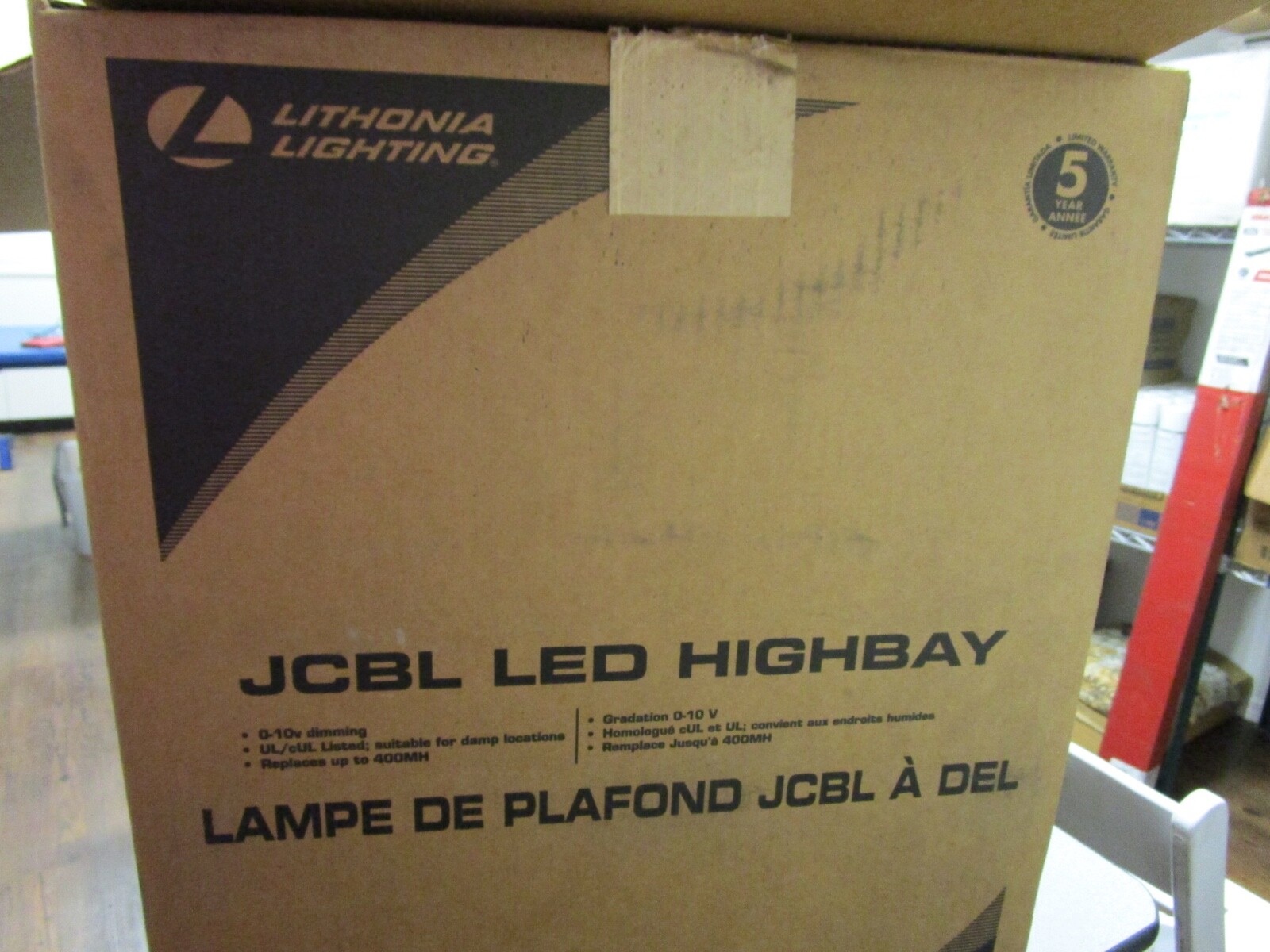 LED HIGH BAY LIGHT - LITHONIA JCBL HKM 12000LM SALR ALFGL MVOLT GZ10 ...