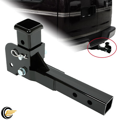 Foldable 2" Trailer Hitch Shank Mount Cargo Wheelchair Carrier Adapter ...
