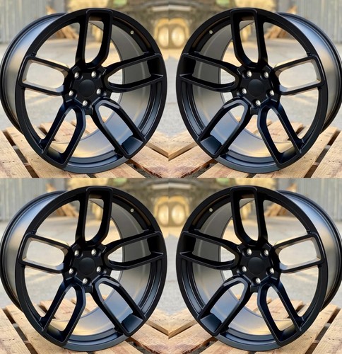 20x11 +0 5x115 Wheels For Dodge Hellcat Challenger Charger SRT Widebody ...