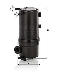 Mann-filter Fuel filter WK 10 046 Z fits VW Amarok S7A, 2HA, 2HB, S6B ...