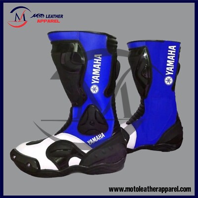 YAMAHA RACING BOOTS BEST MOTORCYCLE BOOTS YAMAHA LEATHER RACING SHOES ...