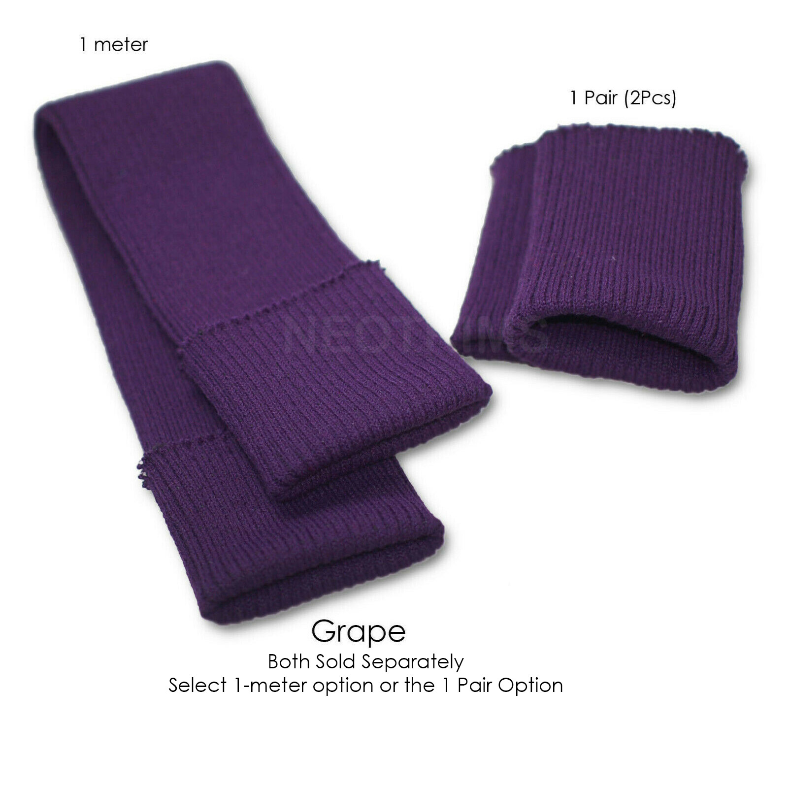 Knit Rib Cuff Stretch Ribbed Fabric Cuffing Trim Revamp Clothing Jacket ...