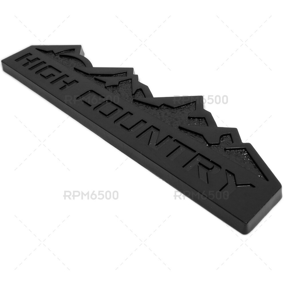 For Chevy HIGH COUNTRY Mountain 3D Metal Emblem Car Side Body Trunk ...