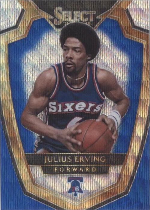 2014-15 Panini Select - Premier Level Julius Erving #166 Blue & Silver ...