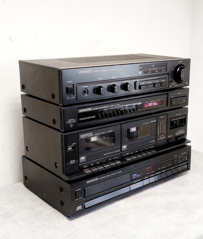 Kenwood Hi-fi Separates System KA-36 Amplifier KX-36 Tape Deck DP-460 ...