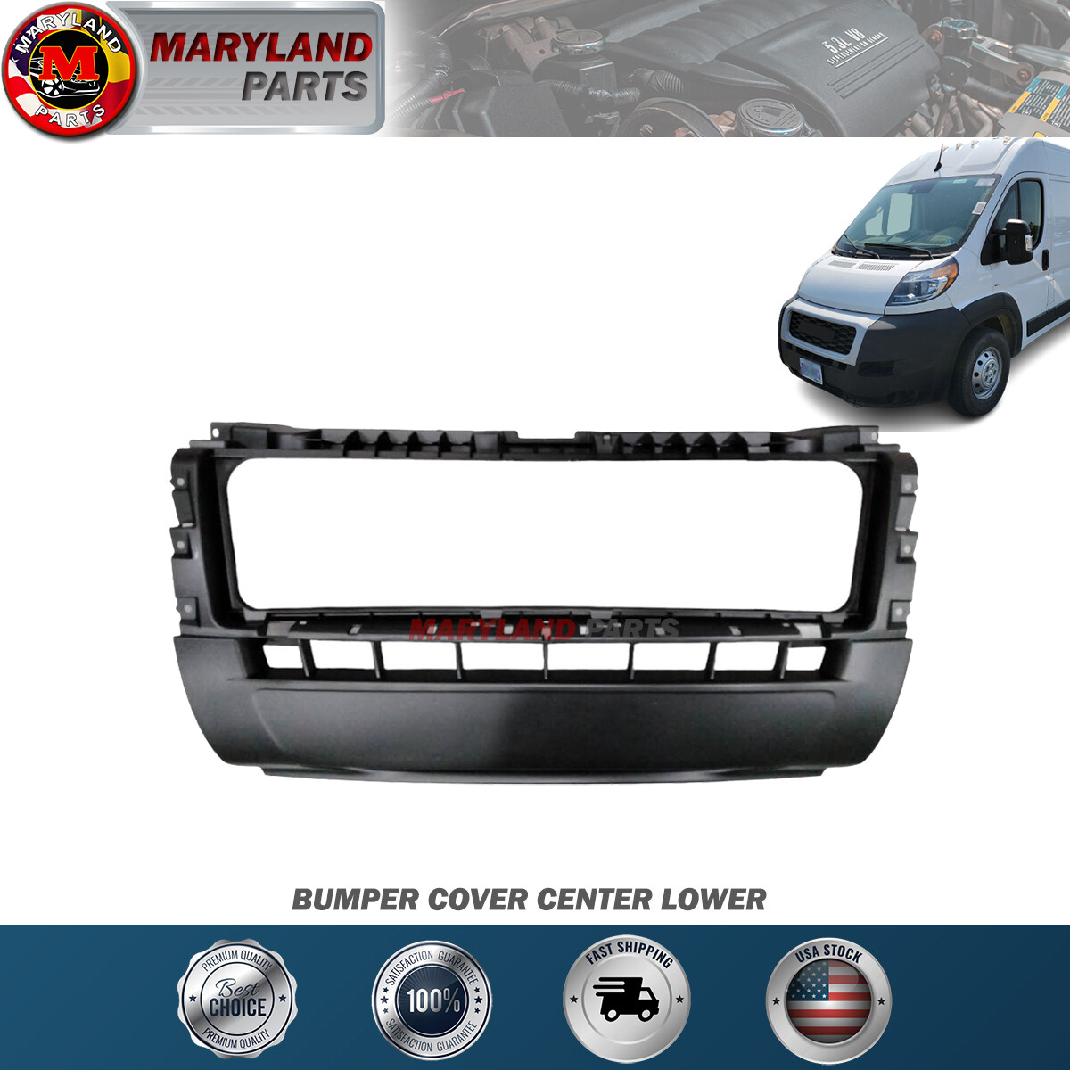 For 2019-2022 RAM Promaster Bumper Cover Center Lower | eBay