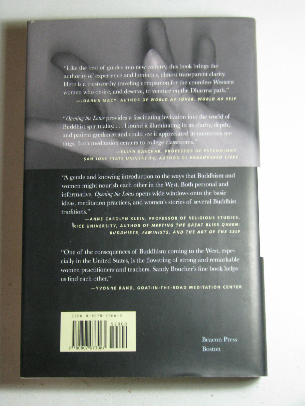 Opening the Lotus : A Woman's Guide to Buddhism by Sandy Boucher (1997 ...