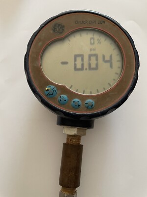 GE Druck DPI 104 Digital Pressure Gauge, 100 PSIG, 0-5V Output, Used | eBay