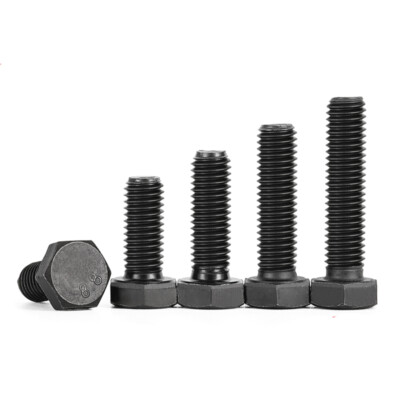 M3 M4 M5 Left Hand Hexagon Screw Counter-threaded Hex Bolt 8.8G Black 8 ...