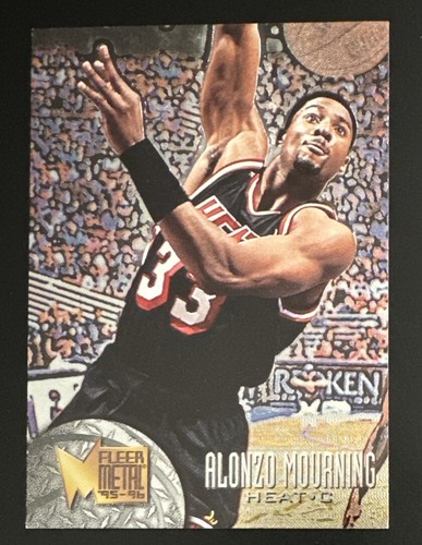 1995 Metal #163 Alonzo Mourning - Miami Heat | eBay