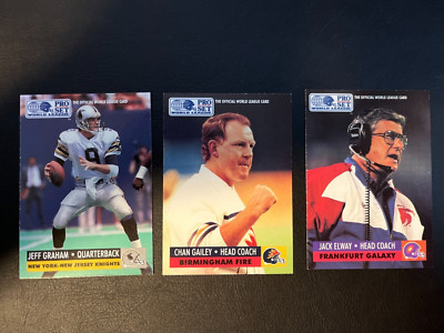 1991 Pro Set World League WLAF 150 - Football - You Pick - Complete ...