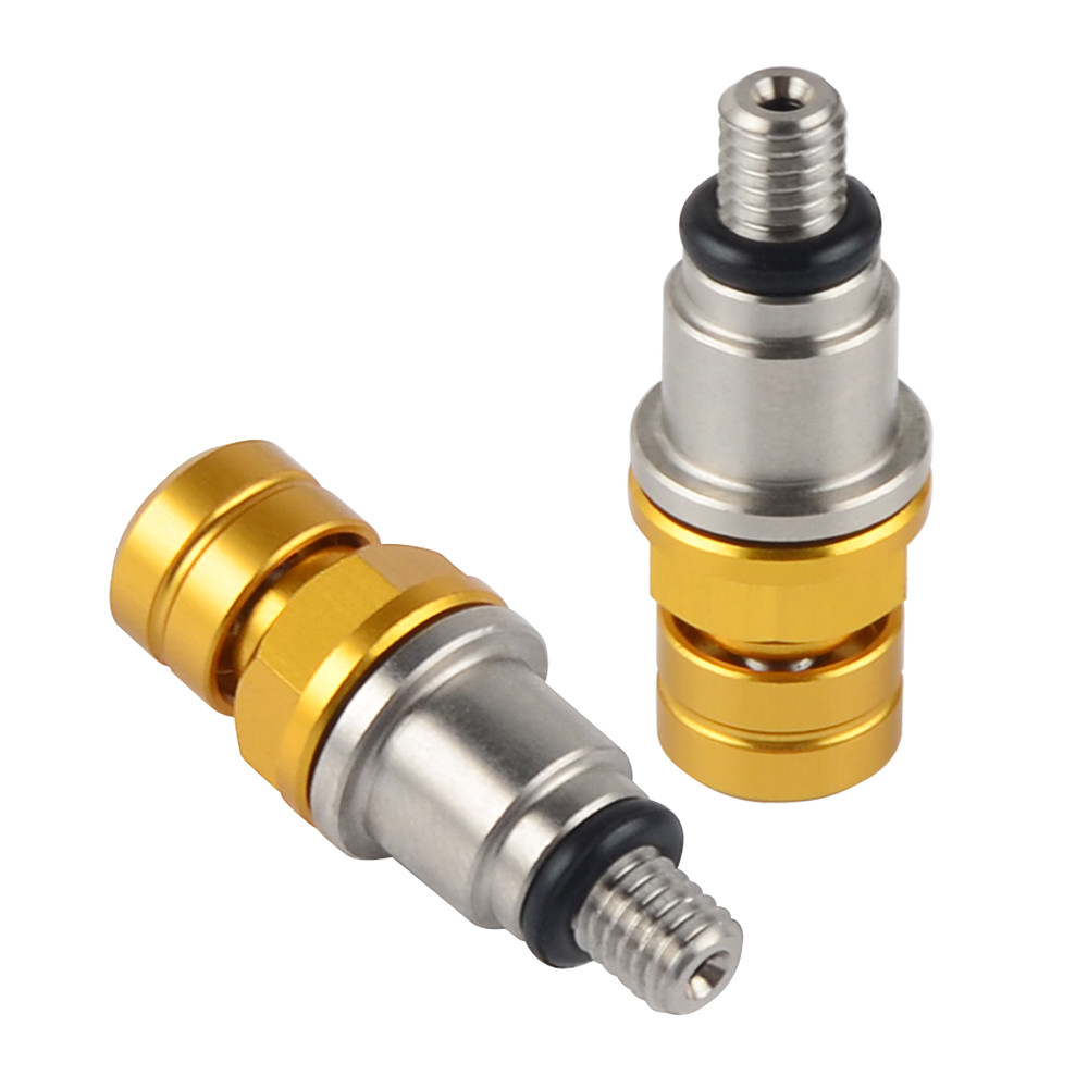 For Suzuki M5x0.8 Fork Air Bleeder Valves RM80 RM85 RM125 RM250 RMZ250 ...