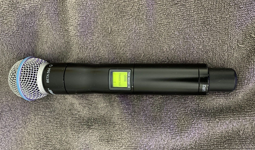 Shure UR2-G1 4 Beta58 wireless handheld mic for UR4D G1 band (470-530 ...