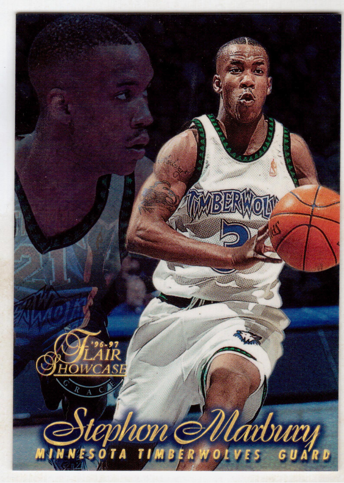 1996-97 FLAIR SHOWCASE ROW 1 #11 STEPHON MARBURY ROOKIE | eBay