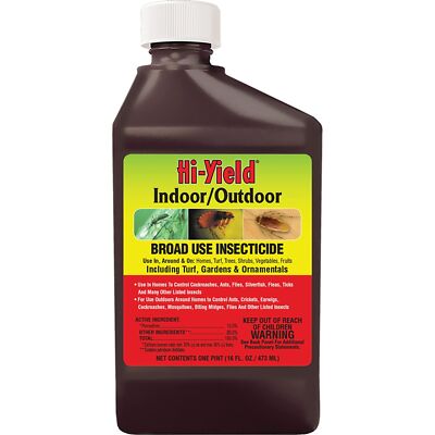 Hi-Yield Indoor/Outdoor Broad-Use Insecticide Liquid Concentrate (16 oz ...