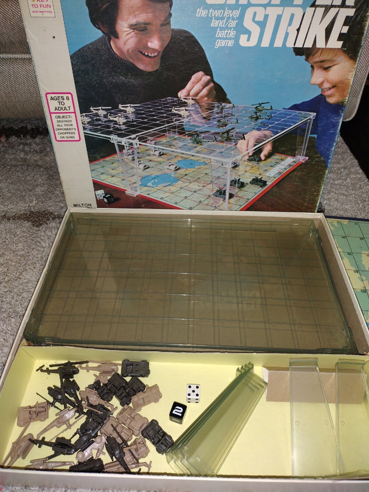 Chopper Strike Board Game 1976 Milton Bradley 4612 Complete Game Box | eBay