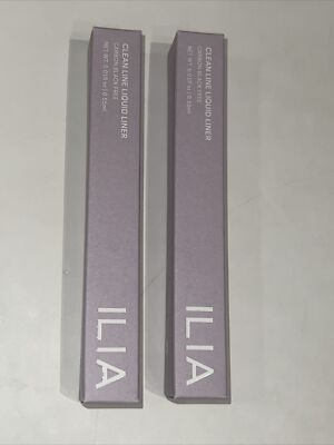QTY:2 Ilia Clean Line Liquid Liner in Midnight Express~full size. Free ...