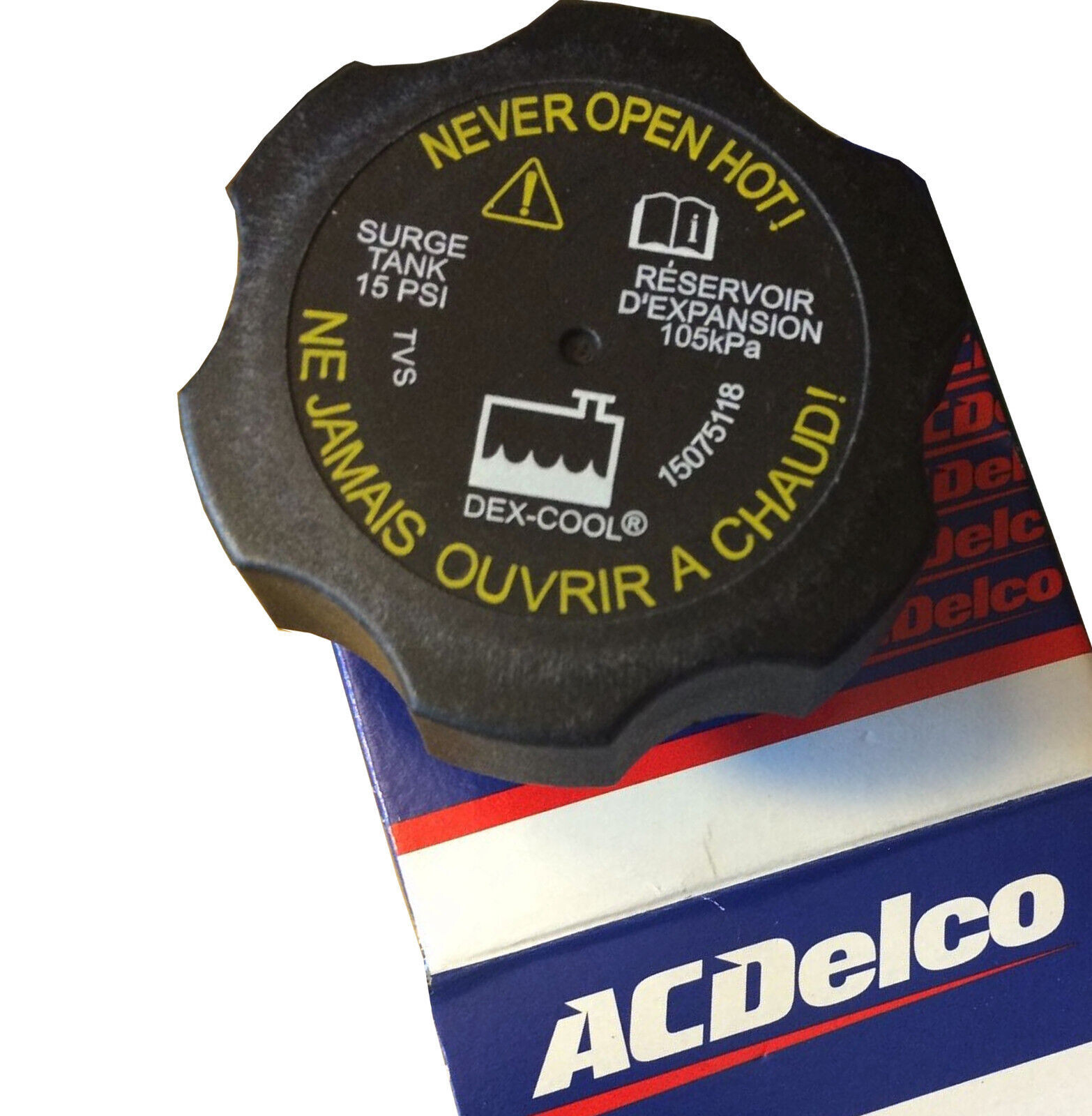 ACDelco (OE) OEM RC98 Coolant Reservoir Tank Radiator Top GM 15075118 ...