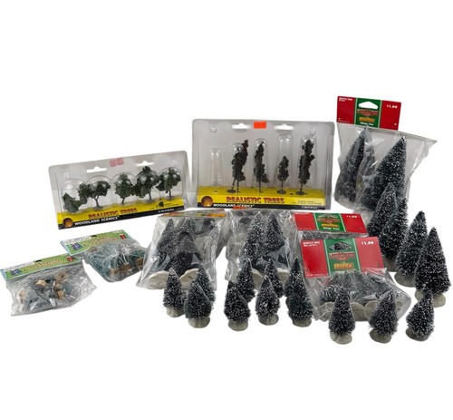 Lot Realistic HO, N, O, Scale Trees Railroad Layout LeeMax Woodland ...