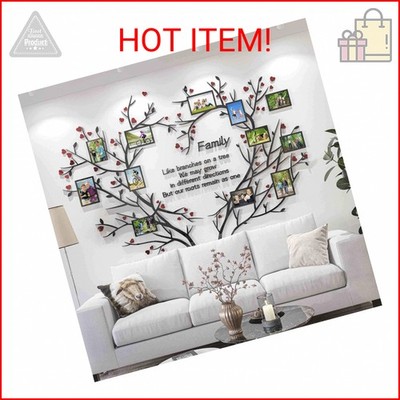DecorSmart Love Family Tree Wall Decor Picture Frame Collage Removable ...