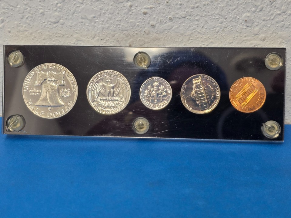 1963 US MINT SILVER PROOF SET 5 - Coins in CAPITAL HOLDER | eBay