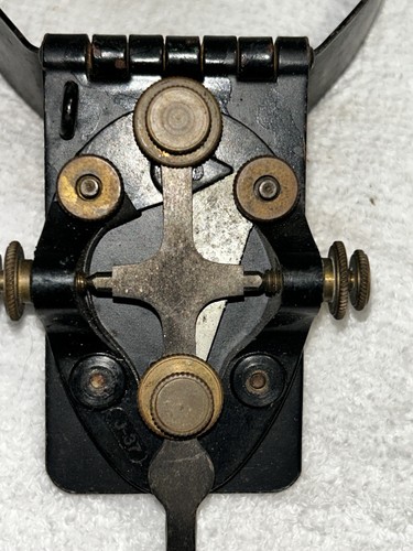 Vintage J-37 Military Morse Code Key with Leg Clamp | eBay