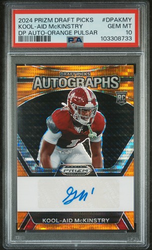 2024 PANINI PRIZM DRAFT PICKS DRAFT PICKS AUTOS KOOL-AID MCKINSTRY RC ...