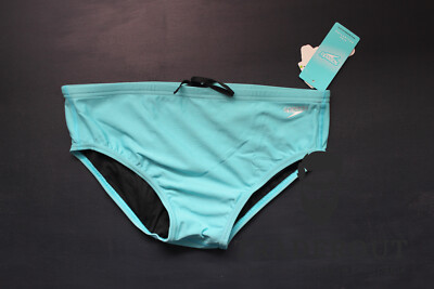Speedo Mens atoll BLUE Eco Endurance Solid swim Brief Swimwear size 32 ...