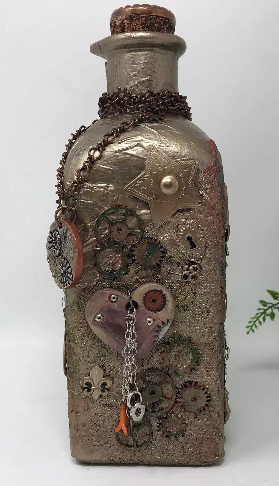 Altered Steampunk Bottle | eBay