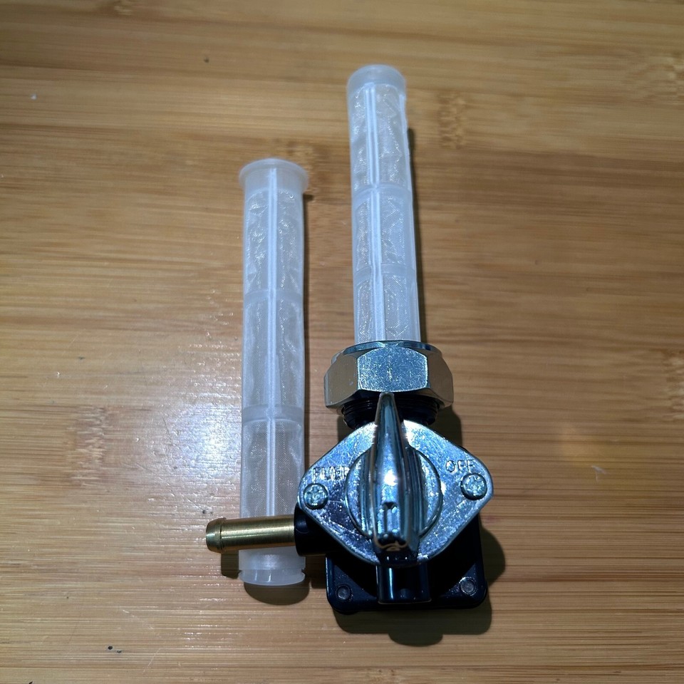 Fuel Valve Petcock 22mm Left exit For Harley VACUUM Petcock | eBay