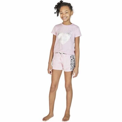 BCBG Girls 4 Pc. Sleep Set Gray Pink White Girl's Sz L (14-16) NWT | eBay
