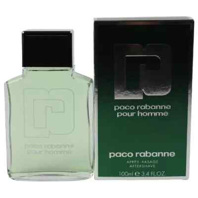 Paco Rabanne Pour Homme by Paco Rabanne Aftershave Splash 3.4 oz. New ...
