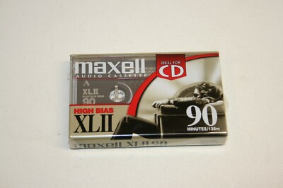 Maxell IEC Type II XL II 90 High Bias Audio Cassette Tape Brand New ...
