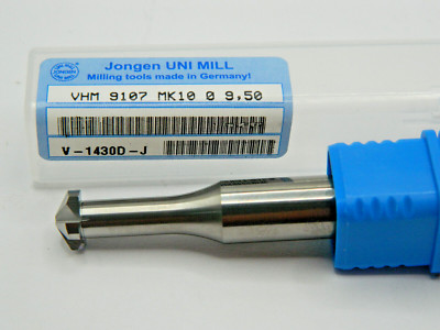 1x Jongen UNI MILL Kegelsenker VHM 9107 MK10 Ø 9,50 Countersinks Senker ...
