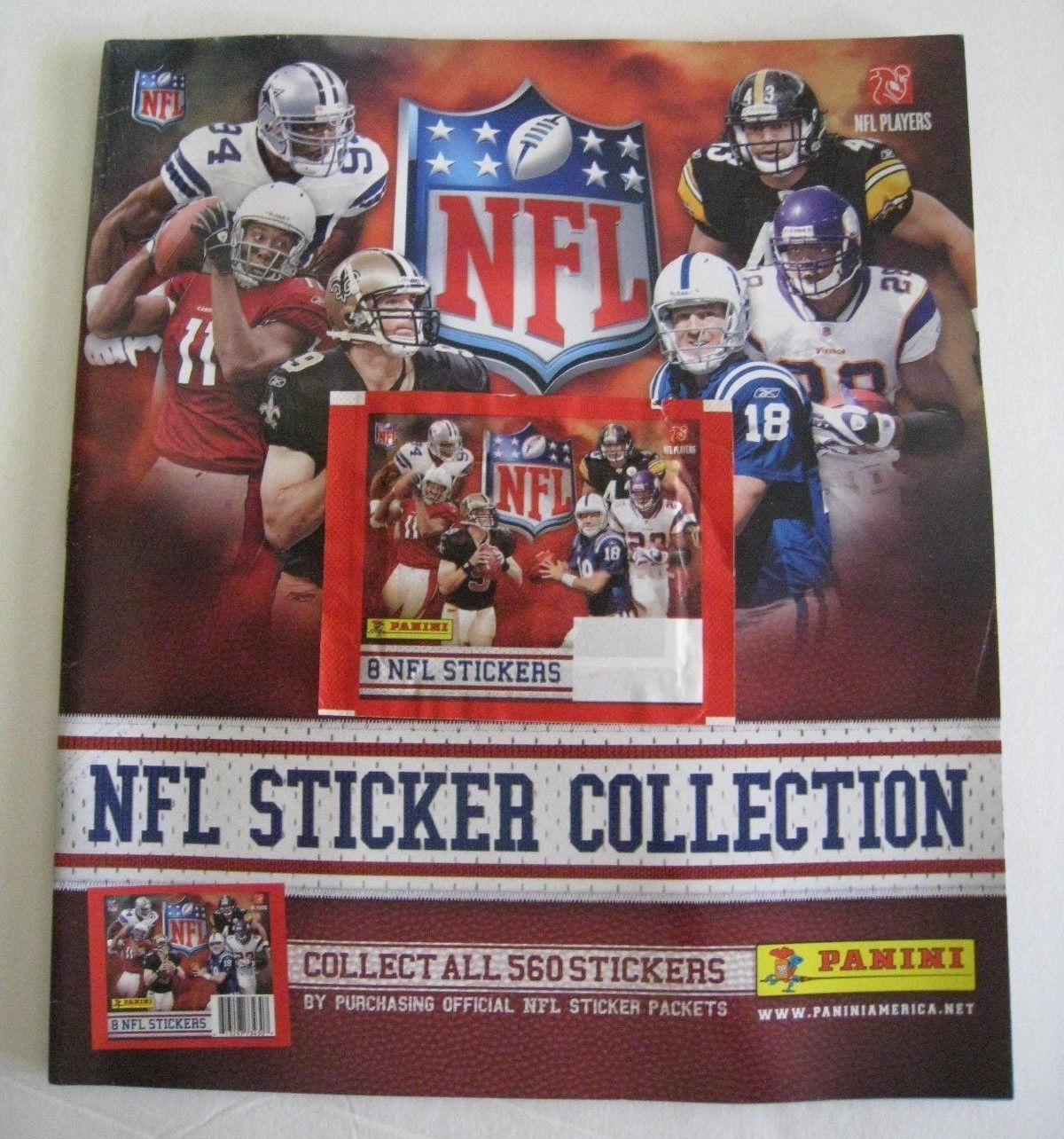 Various Years Panini NFL Football STICKERS - PICK 10! Complete your ...