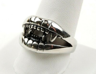 Stainless Steel Vampire Ring - Free Gift Packaging | eBay
