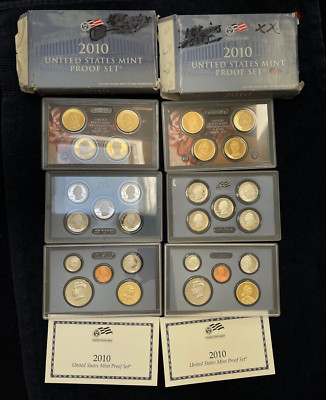 2 sets of 2010 United States Mint Proof Set Mint at San Francisco | eBay