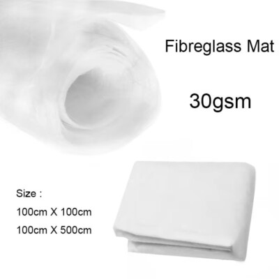 1m/5m 30gsm Glasfasermatte Textilglasmatte Rolle GFK Glasgewebe ...
