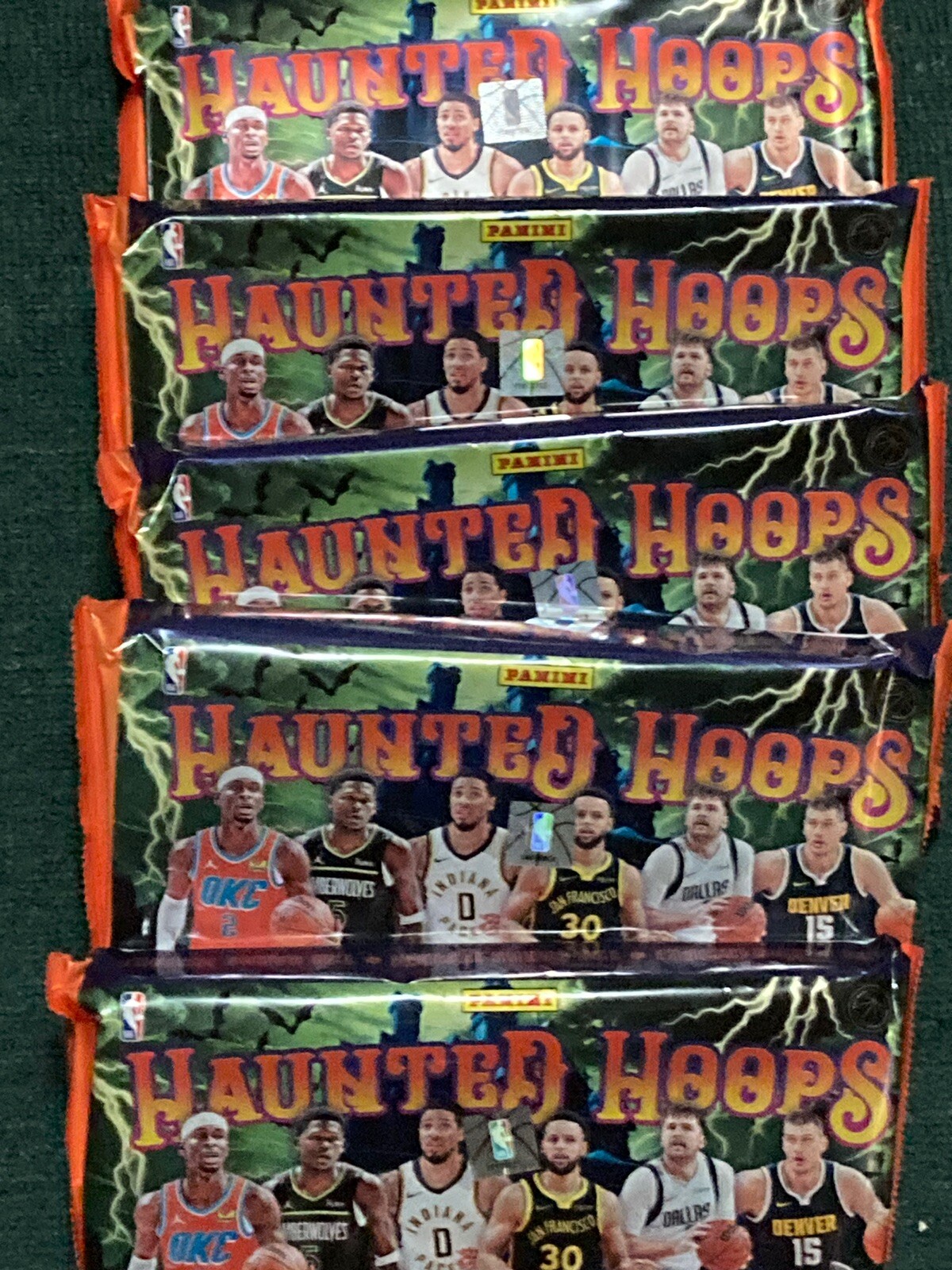 2023-24 Halloween Exclusive NBA Haunted Hoops LOT OF 5 Sealed Boxes 200 ...