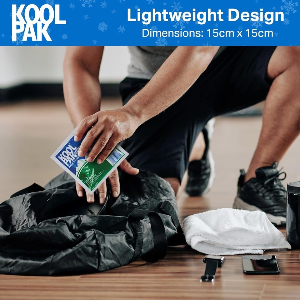Koolpak Compact Instant Ice Packs Mini Ice Packs For Sports Injury Pain ...