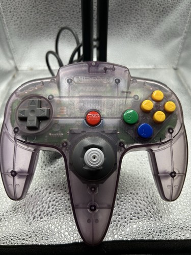 Authentic Nintendo N64 Atomic Purple Controller Works Stick 3/10 | eBay