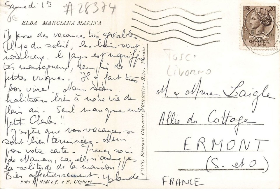 Italia #28374 Elba Marciana Marina | eBay