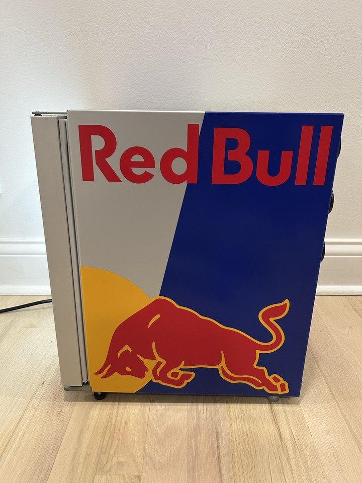 RED BULL Branded Cooler Small Countertop Mini Fridge | eBay