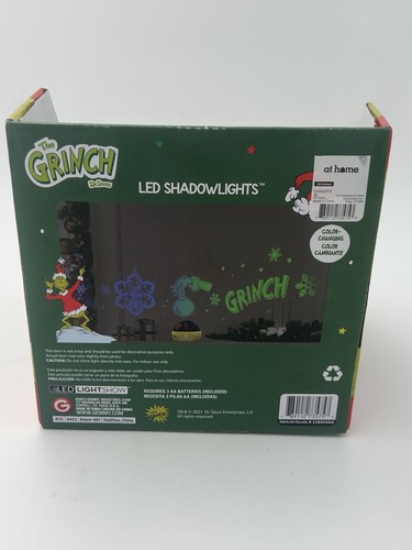 NEW Dr. Seuss How The Grinch Stole Christmas LED Shadow Lights | eBay