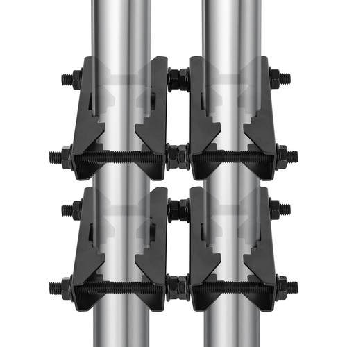 2 Pack Antenna Mast Clamp 2" Pole to Pole Mounting Kits Heavy Duty S | eBay