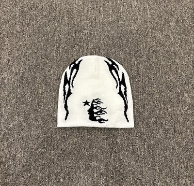 Hellstar Beanie White/Black | eBay
