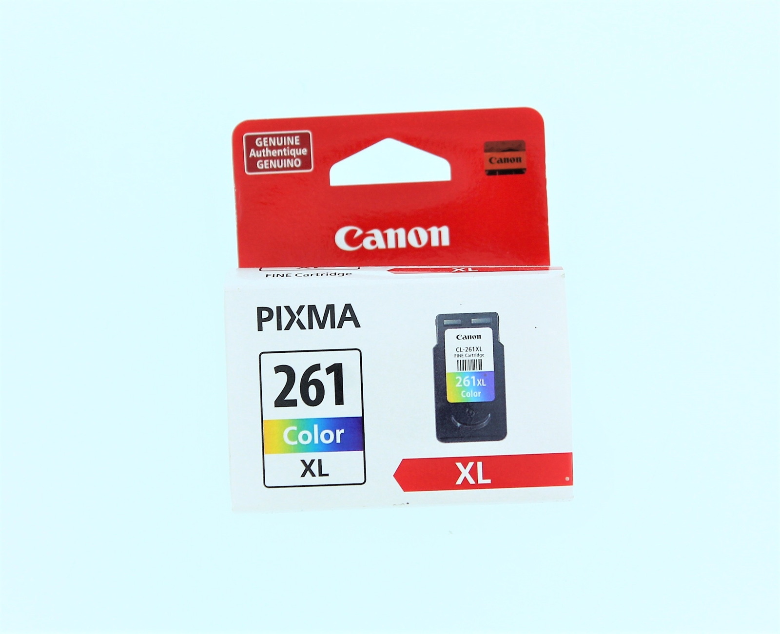 2 Genuine Canon XL 261 Color Ink Cartridge (1921A23) CL-261XL for sale ...